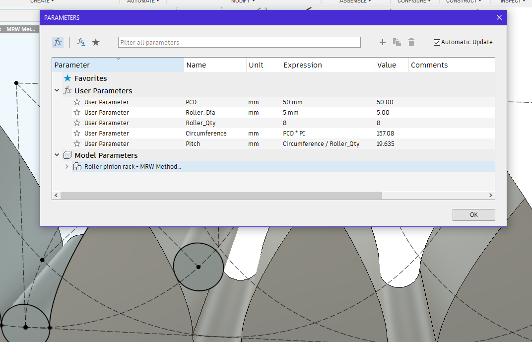 Solved: Cutting out or creating the shape of a rack through a moving roller pinion - Autodesk ...
