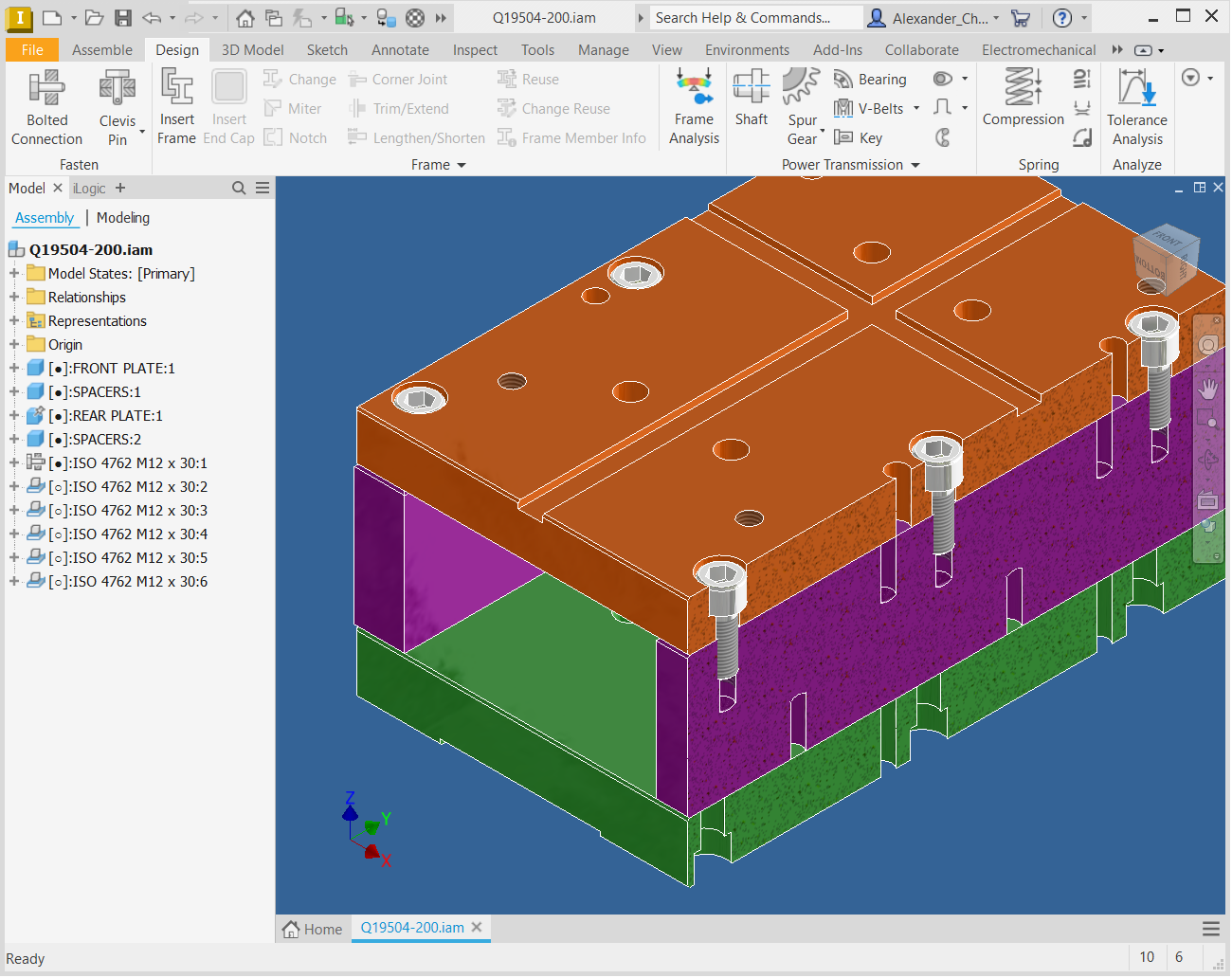 Bolted Connection - socket head bolts - Autodesk Community