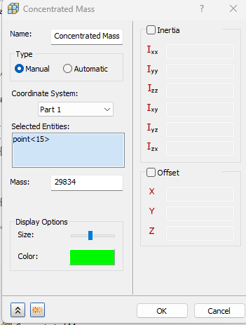 Solved: Applying force on concentrated mass. - Autodesk Community