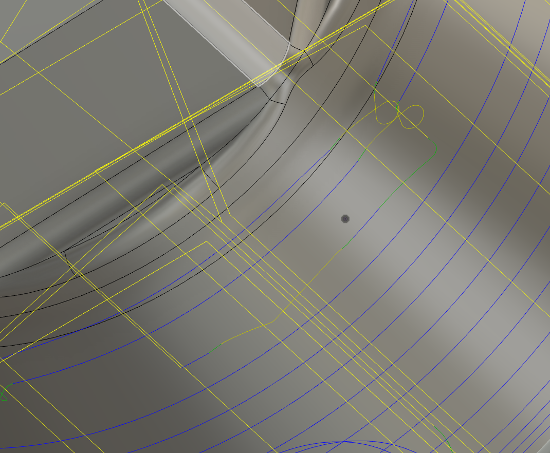 Fusion Generating Jagged Finishing Toolpaths Autodesk Community