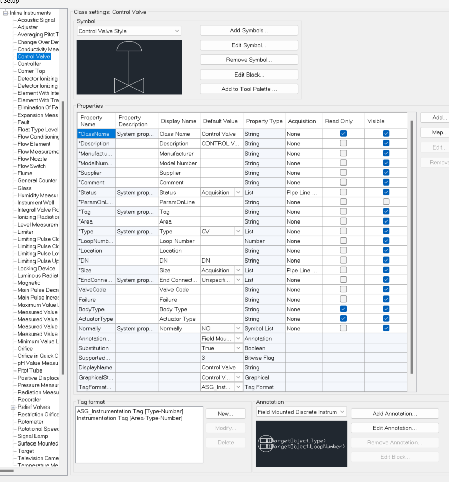 Tags for Control Valve not working - Autodesk Community