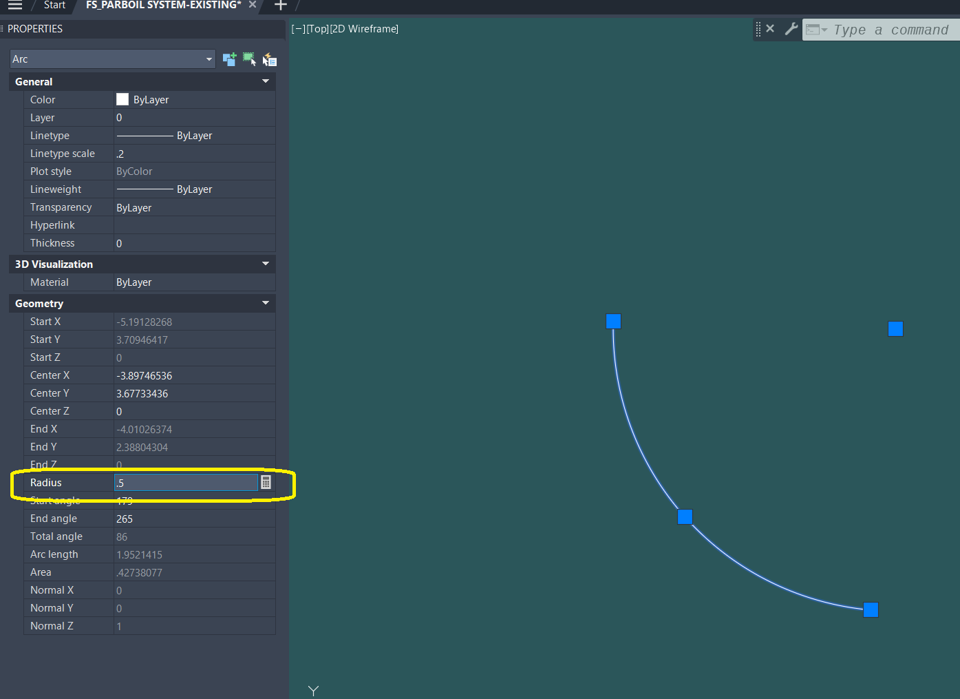 using properties to change the length of a line - Autodesk Community