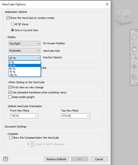 Solved: ViewCube - Disable Inactive State - Autodesk Community