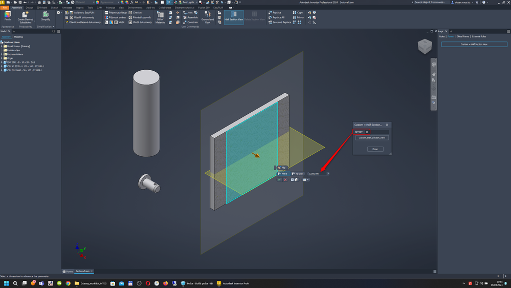 Solved: Inventor Assembly Half-Section View - Autodesk Community