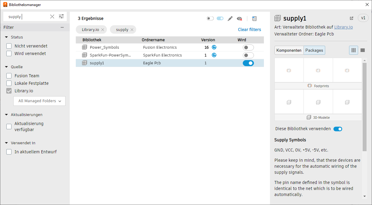 Solved: Using custom symbols in schematics without footprint, or packages possible ? (no PCB ...