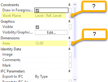 Associating the default 'Area' parameter from Filled regions within a family? - Autodesk Community
