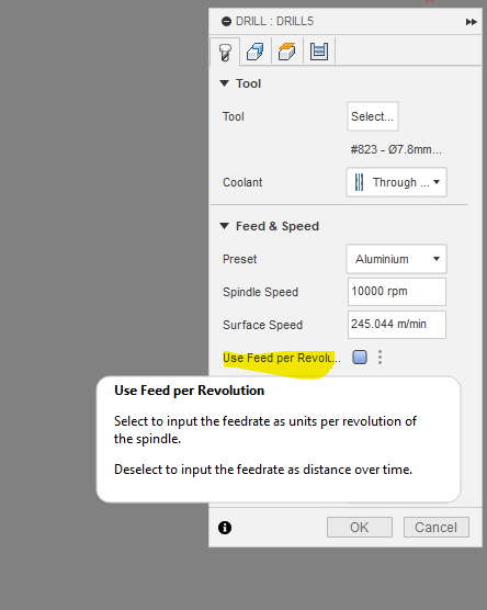 Inch per revolution for drilling on a lathe? - Page 2 - Autodesk Community