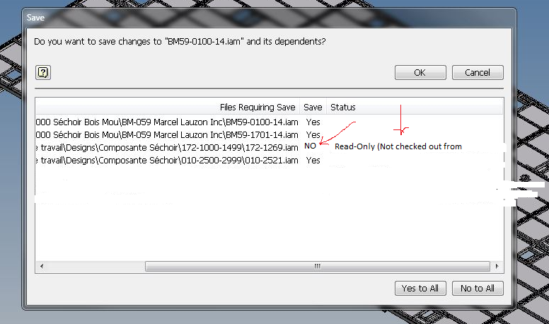 Items from Vault that are not checked out should... - Autodesk Community