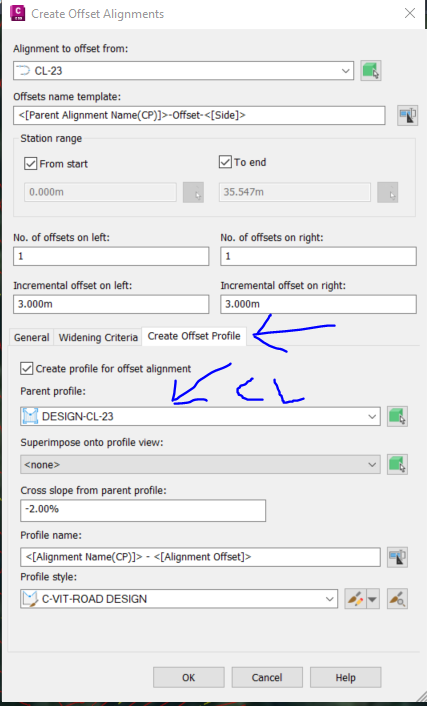 Solved: How to show right profile for 2 parallel lane with one group of stationing? - Autodesk ...