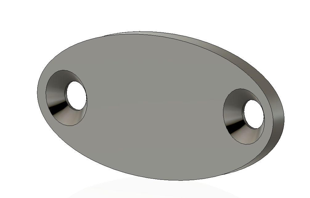 Solved: How to make two holes a set distance apart and centered off ...