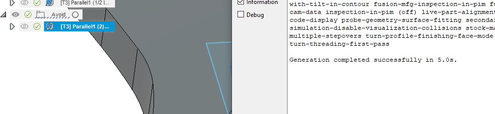 CAM 3D Parallel Toolpath extremely slow to compile when avoiding surfaces - Autodesk Community