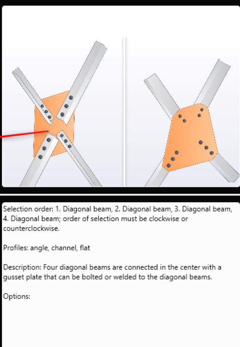 How to create the middle gusset plate - Autodesk Community
