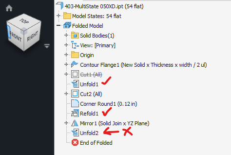 Solved: Unfold error: No bends found. Nothing to compute. - Autodesk Community