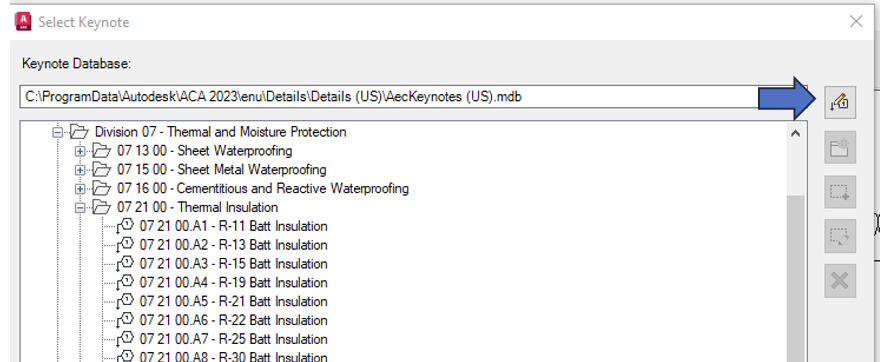 Modifying the Detail Component Manager Autocad 2024 - Autodesk Community