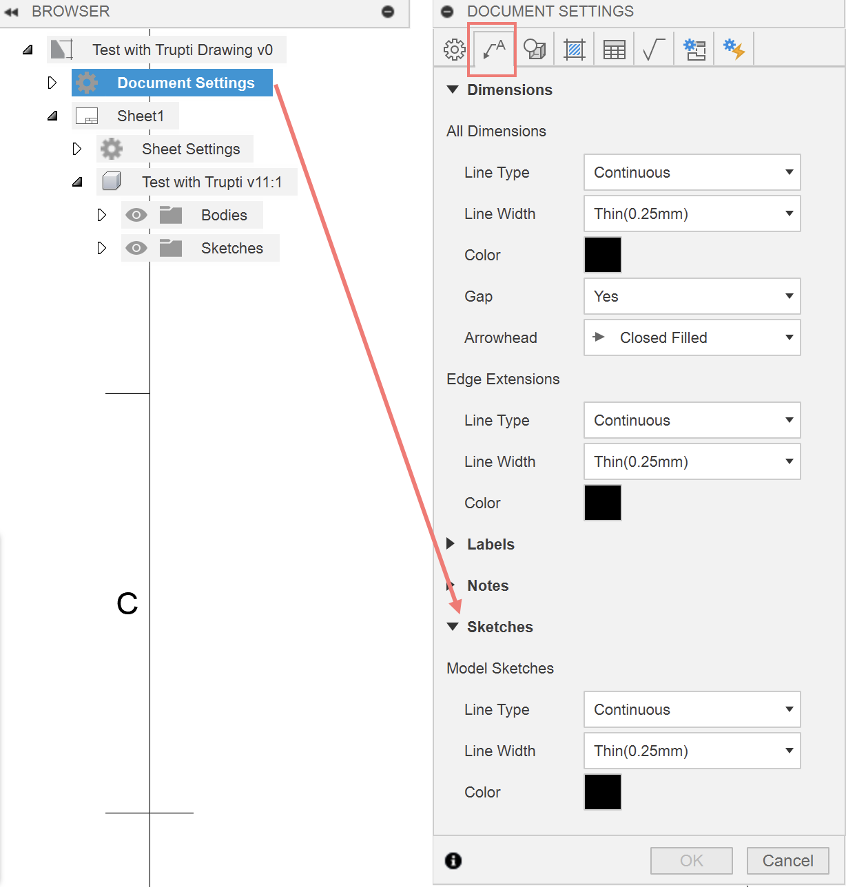 Can you attach a surface finish to a face that you are looking normally ...