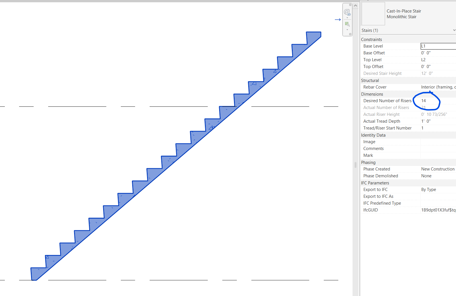 Stairs - How to Change "Actual Number of Risers" - Autodesk Community