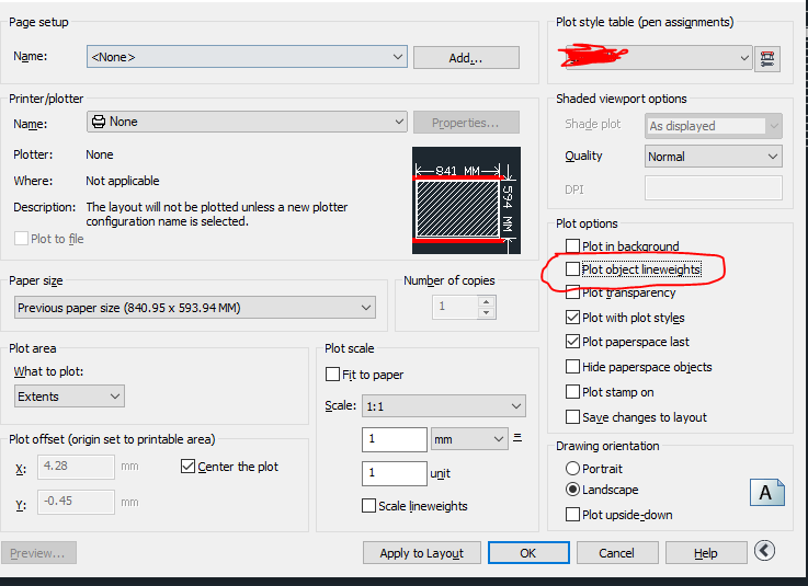Plotstyle Lineweights Not Printing Autodesk Community 