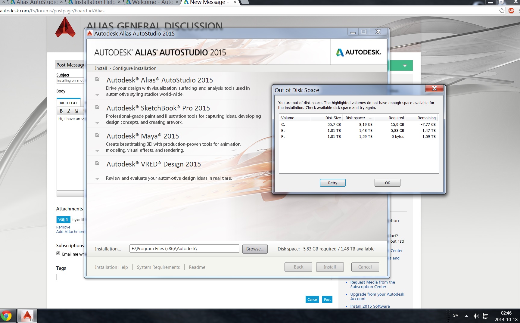 Solved: installing on another drive - Autodesk Community
