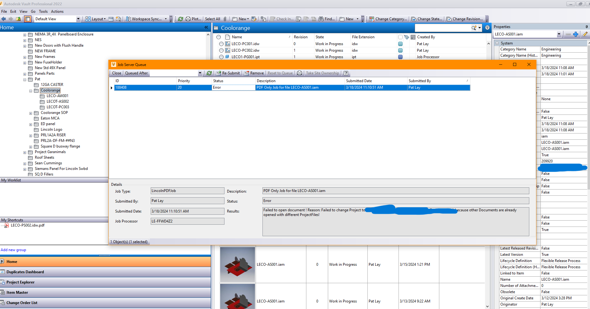 Solved: Vault Coolorange processing - Autodesk Community