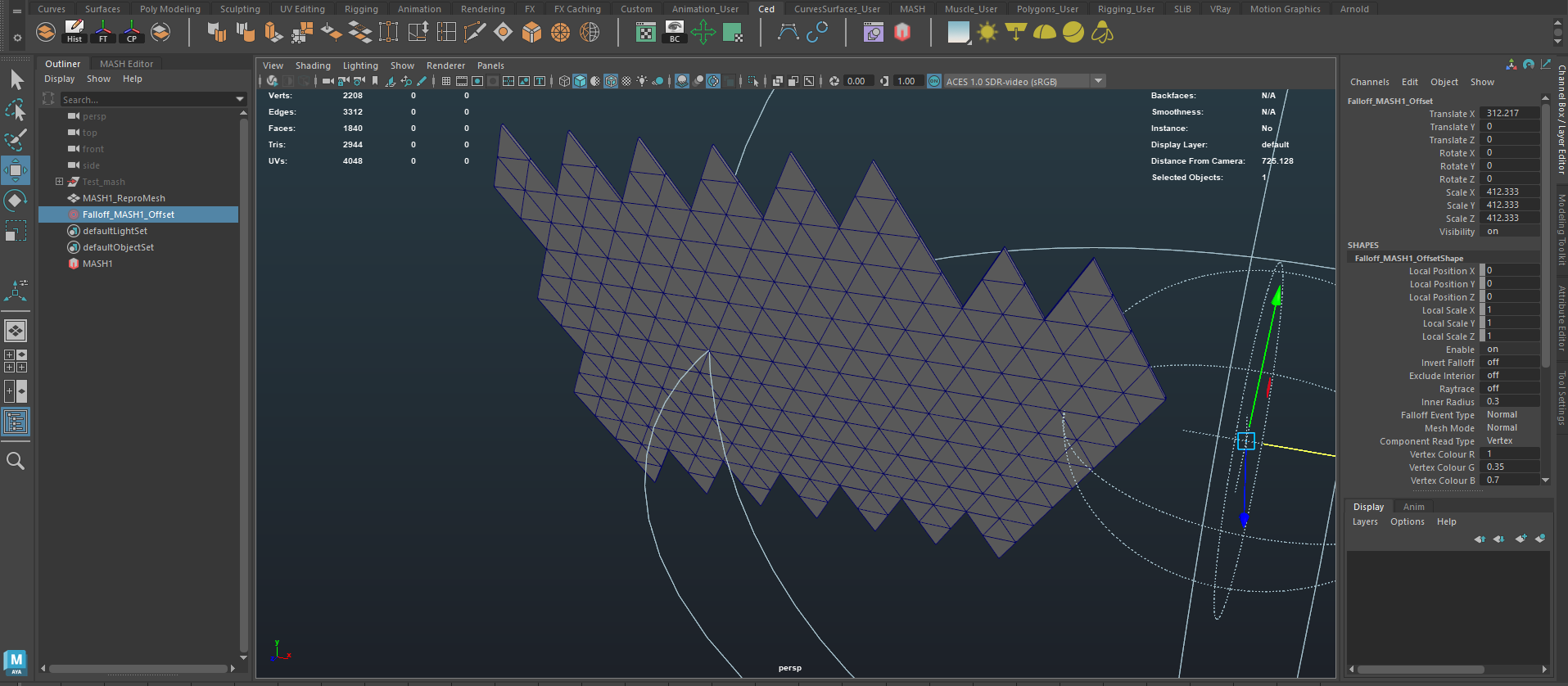 Multiple 3D objects already placed in one MASH - Autodesk Community