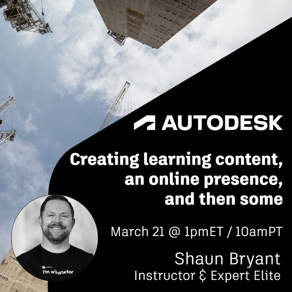 Content Creator Workshop - Autodesk Community