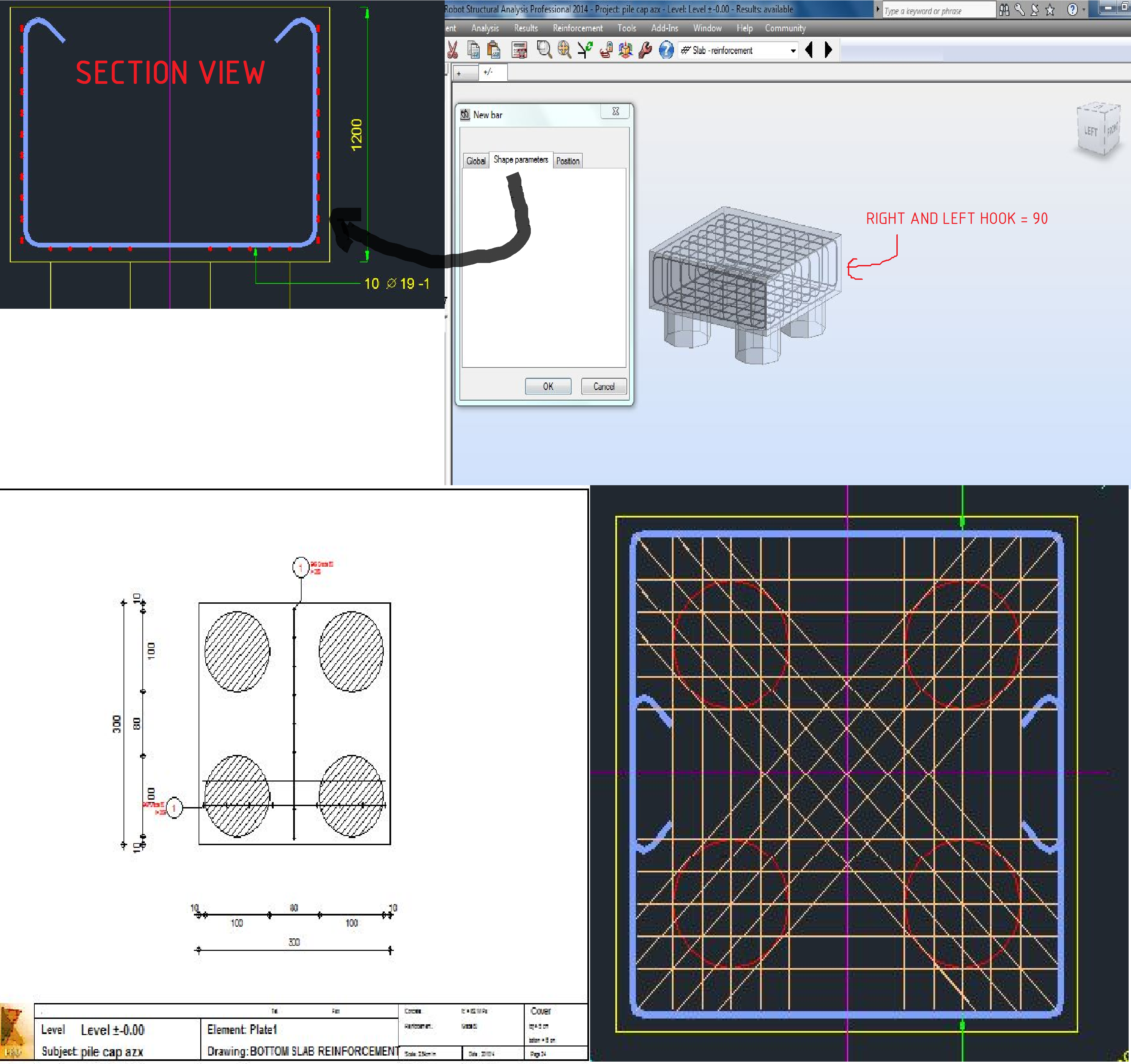 Solved Pile Cap Reinforcement Autodesk Community 