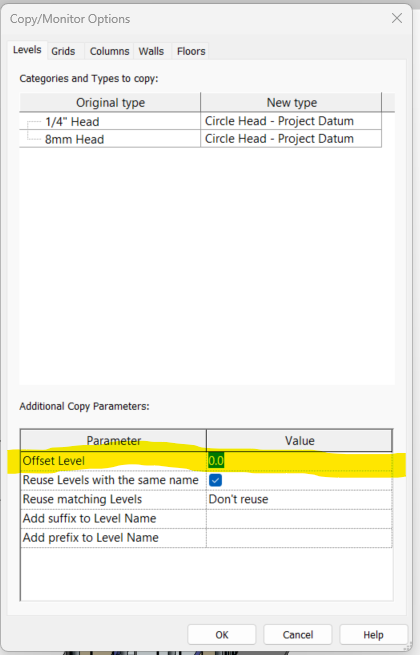 Solved: Copy Monitor Levels Problem - Autodesk Community