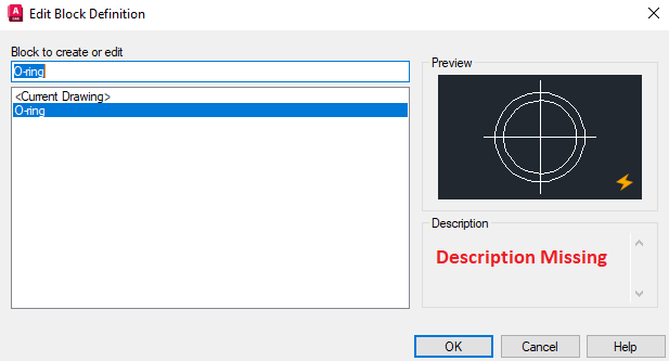 Solved: wblock export block but missing their description - Autodesk Community