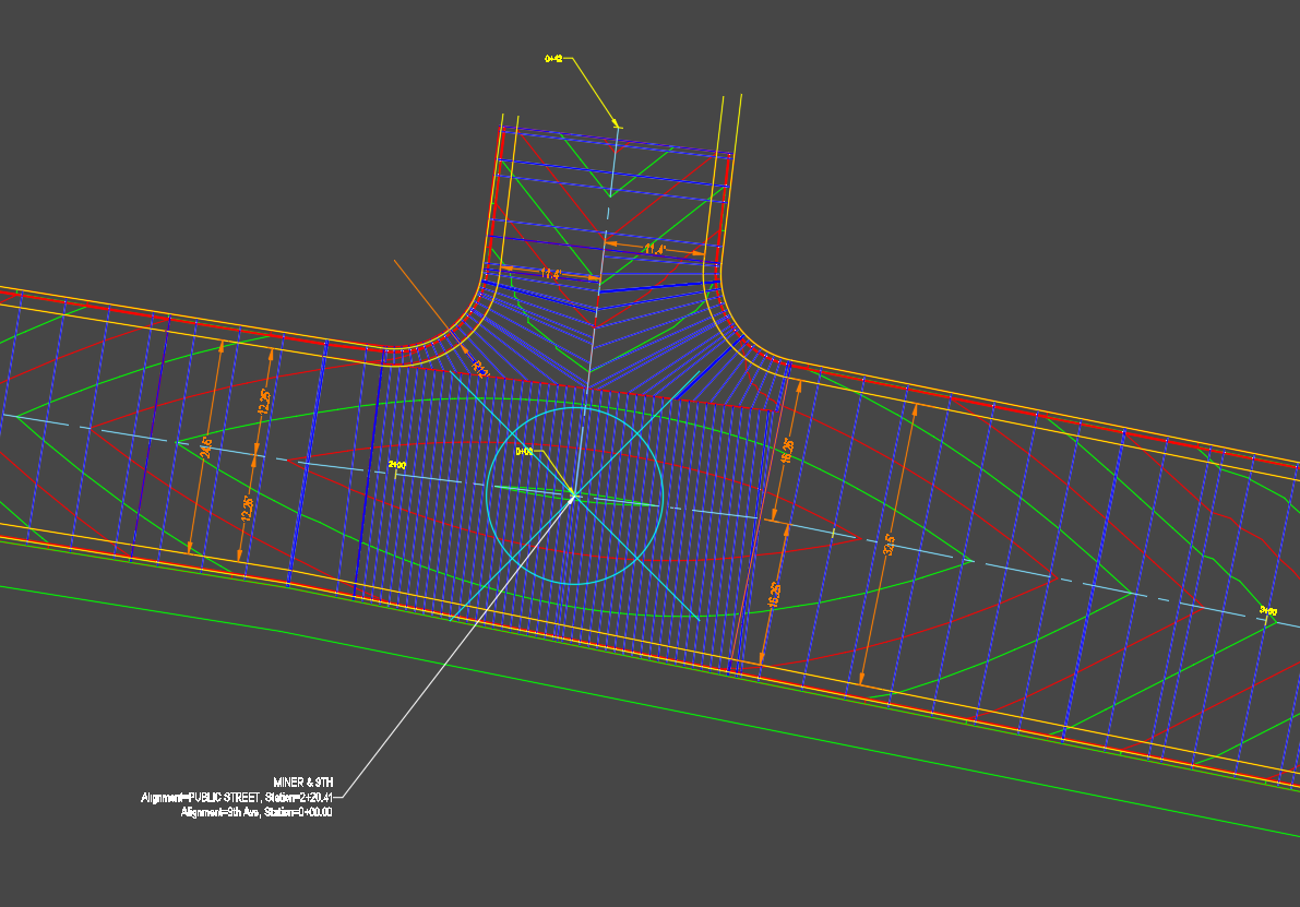 Intersection Wizard Different Offsets Autodesk Community 