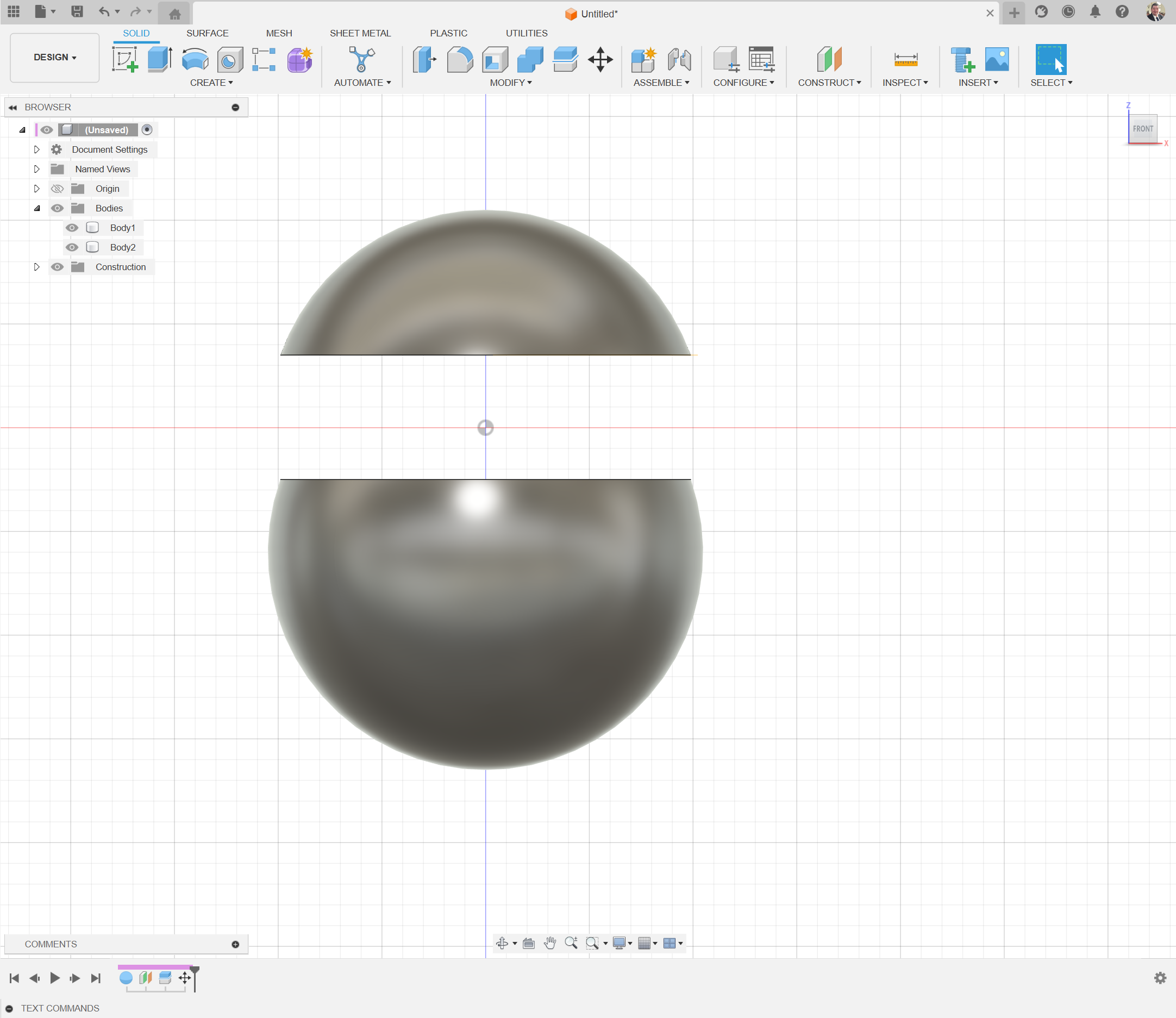 Solved: 105MM SPHERE with height of 17.5MM - Autodesk Community
