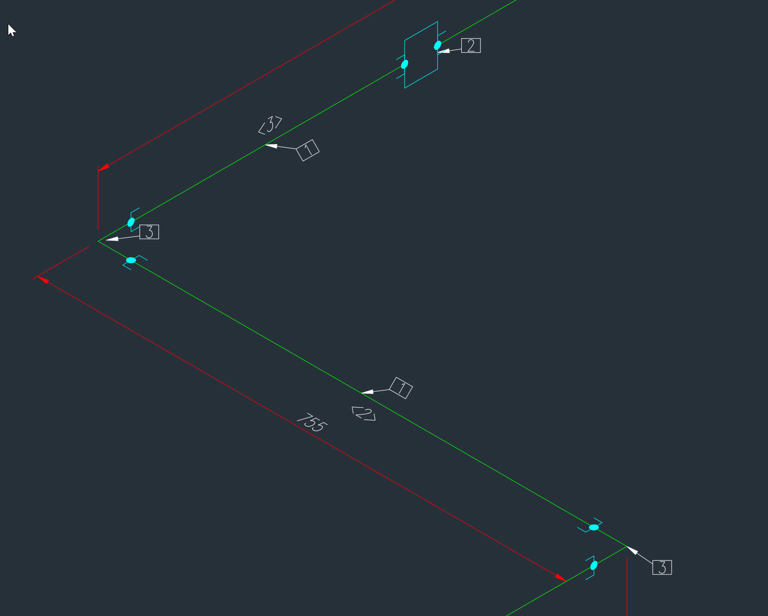 Solved: Isometric drawing, Sleeve, Weld symbols at ends of fitting ...
