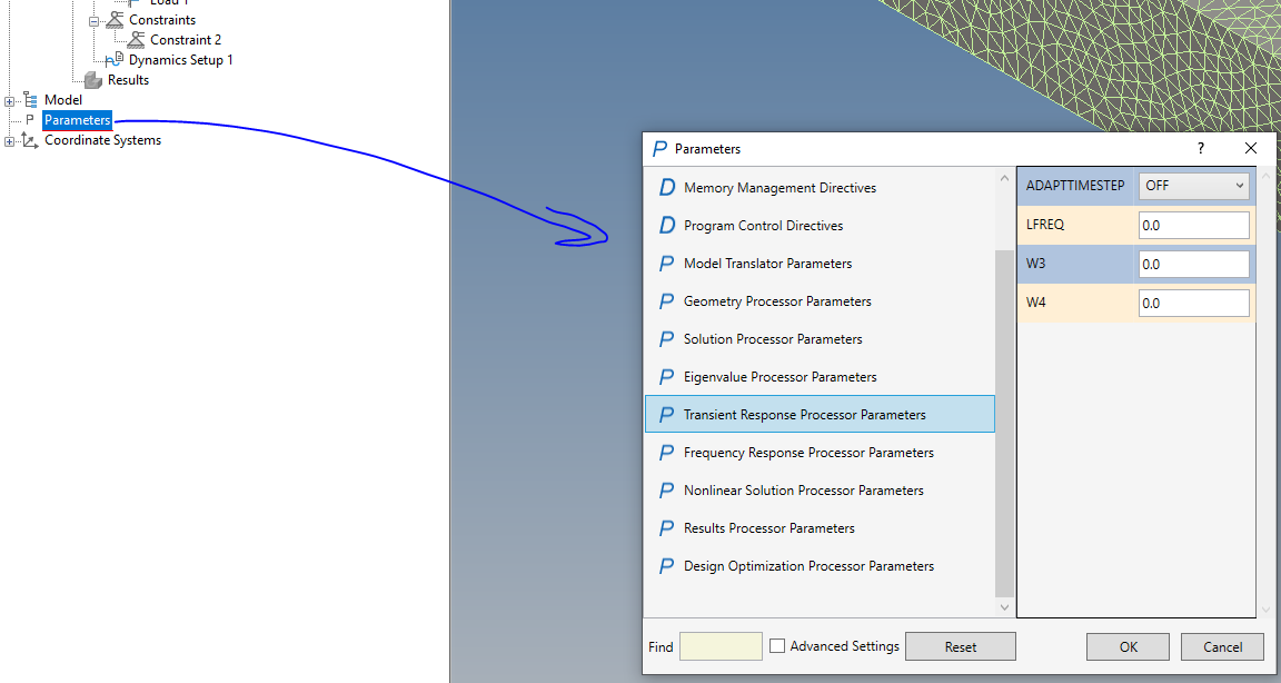 Modal frequency response - damping settings - Autodesk Community