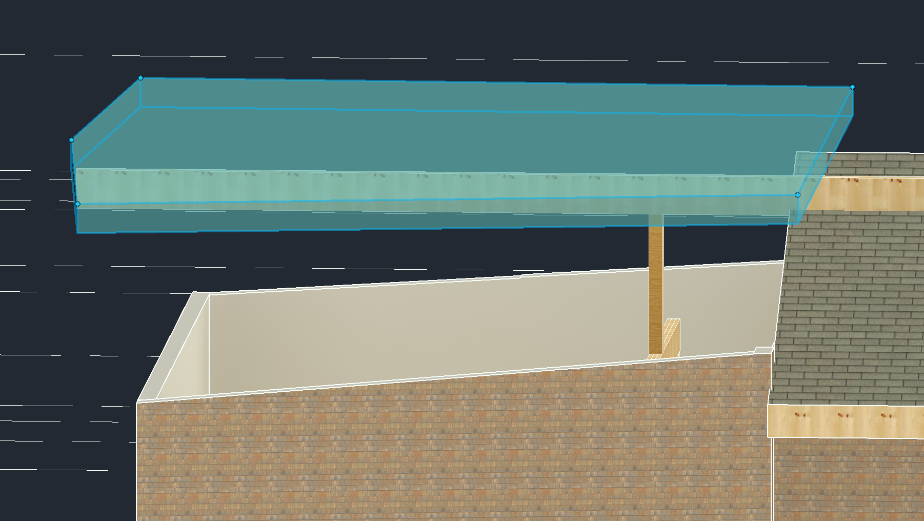 Aligning roof to an inclined wall - Autodesk Community
