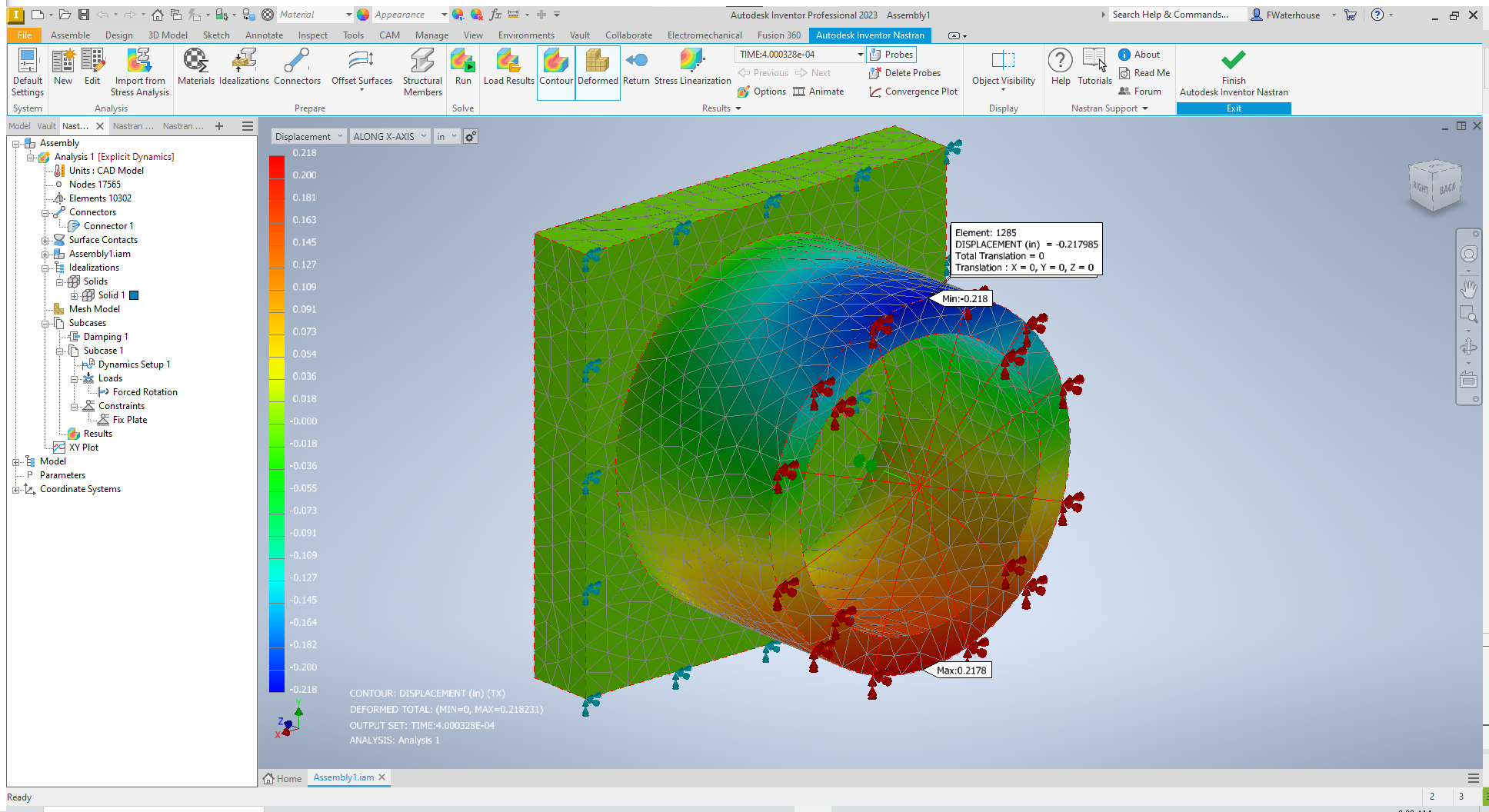 Solved: Enforced Rotation in Explicit Quasi-Static - Autodesk Community