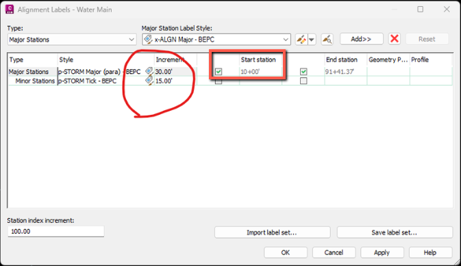 Solved: Alignment Stationing - Autodesk Community