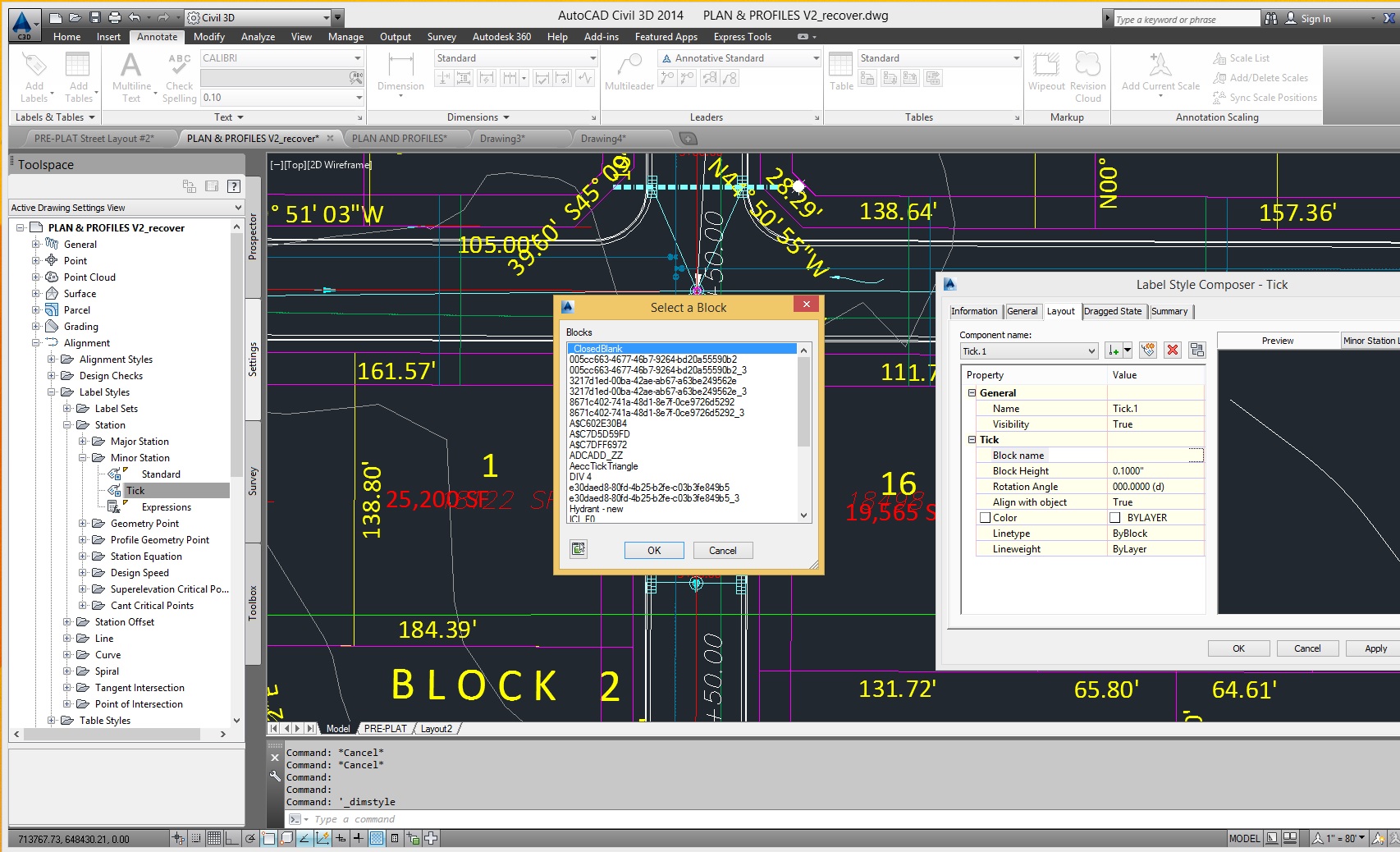 Adding Block to Station Label Style - Autodesk Community