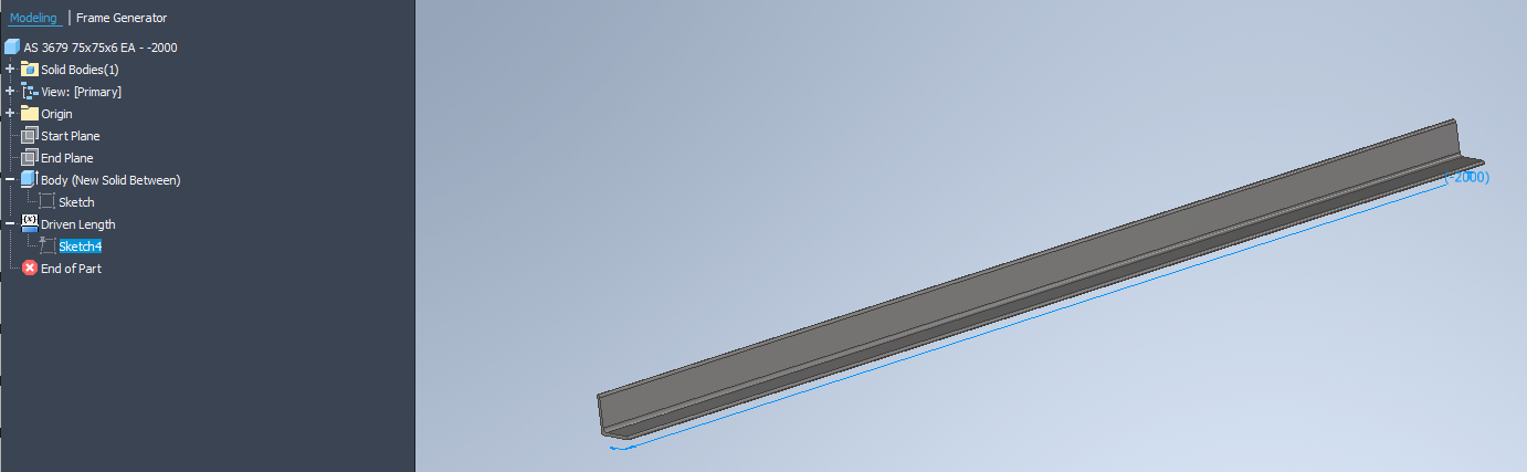 Solved: Frame Generator member showing negative length - Autodesk Community