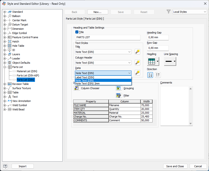 Solved: About editing the parts list - Autodesk Community