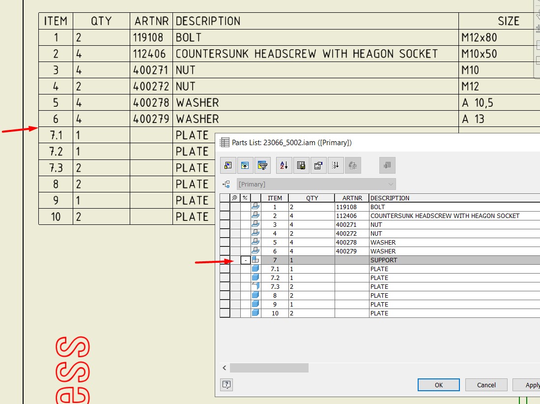Structured partlist - Autodesk Community