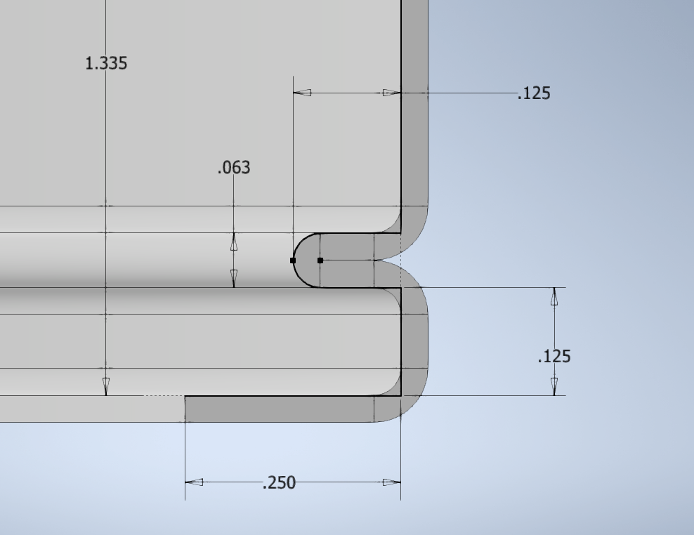 Solved: How to make gap as close to zero as possible / contour roll - Autodesk Community