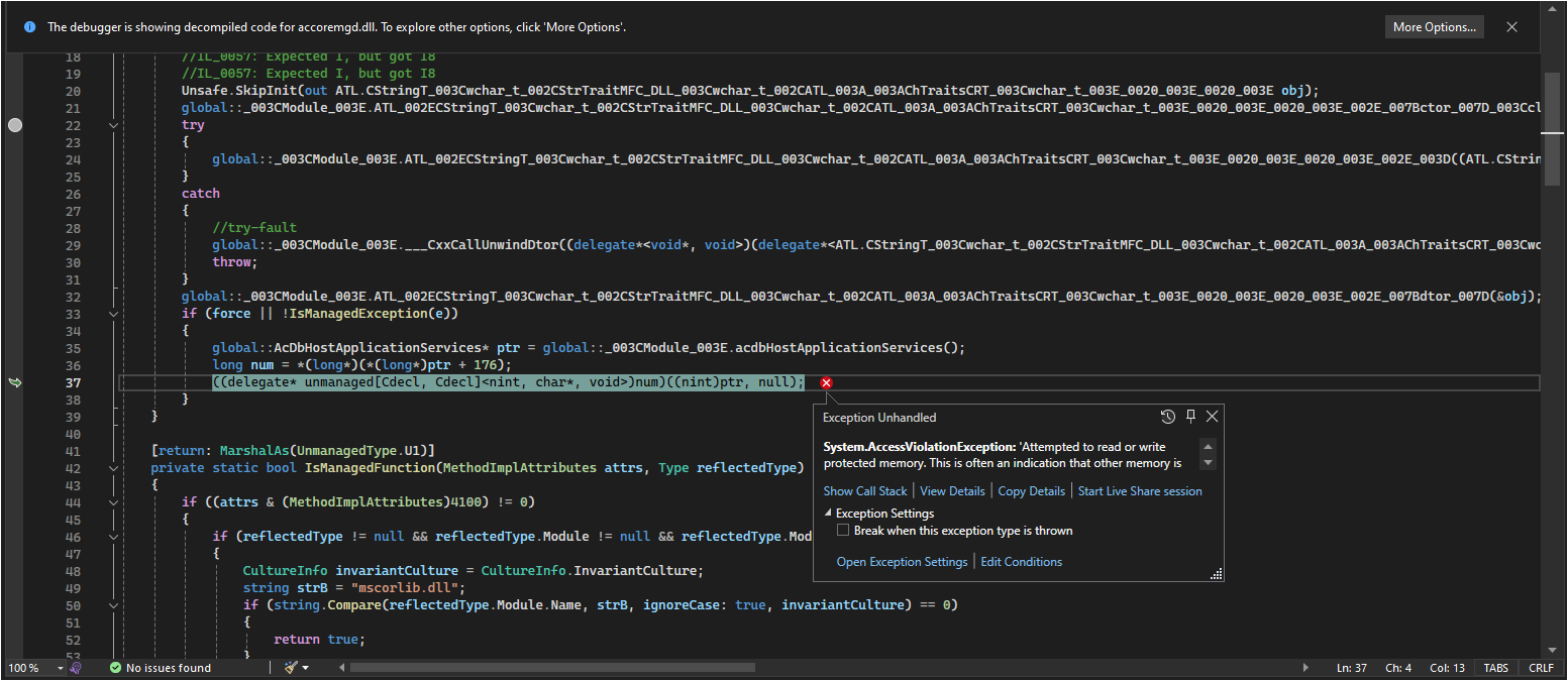 Migration Guide: .Net Framework to AutoCAD 2025/.NET 8.0 - Page 4 - Autodesk Community