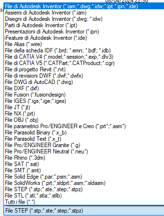 Selection files of type options IAM and IPT - Autodesk Community