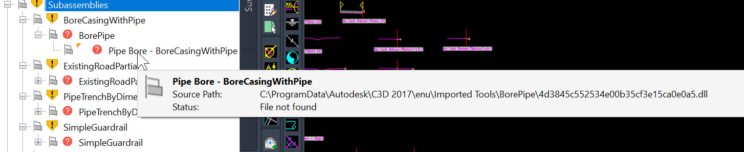Stock Subassembly path error - Autodesk Community
