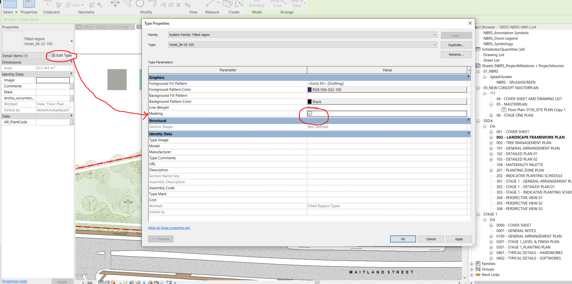 Why is a floor concealing part of my filled region? - Autodesk Community