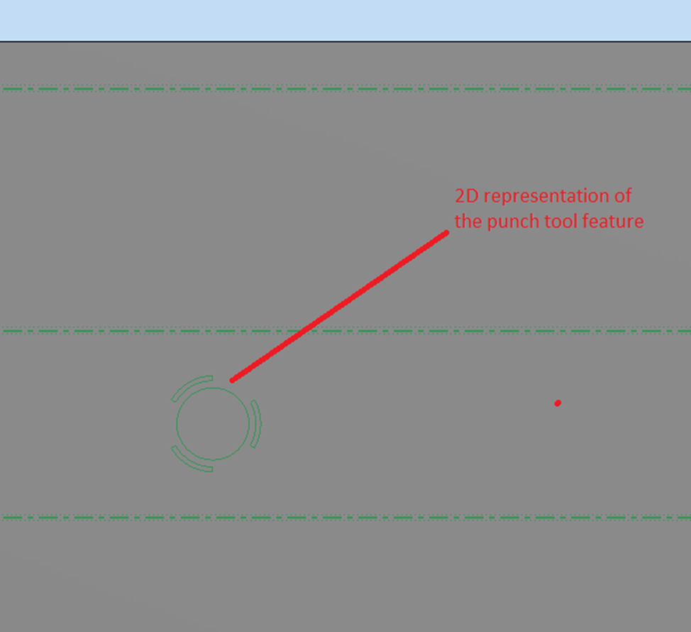 Solved: punch tool 2D representation does not show up on flat pattern for a derived sheet metal ...