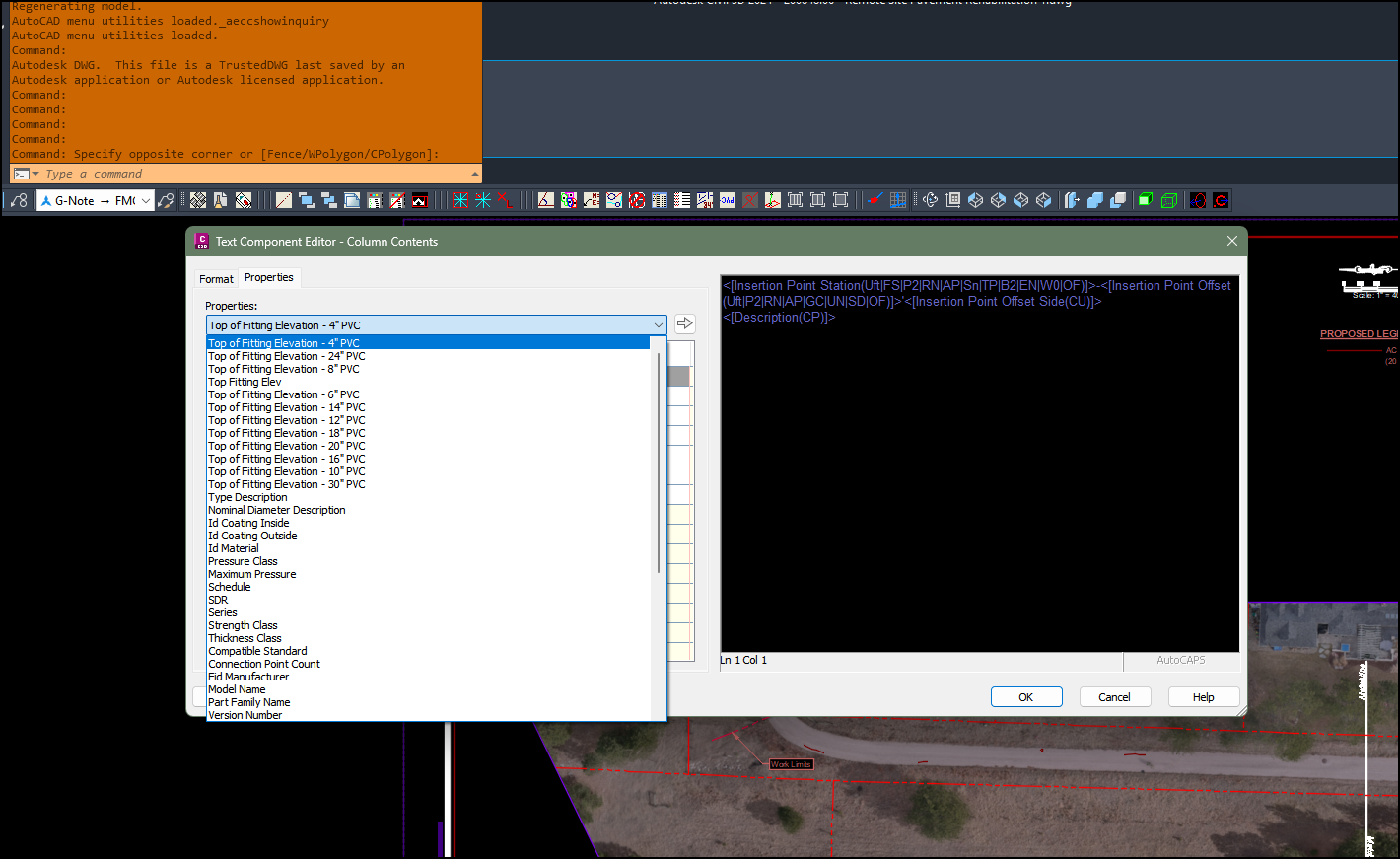 PRESSURE NETWORK TABLES - Autodesk Community