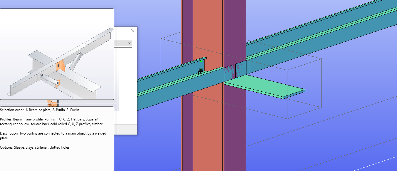 Help: How to connect purlin cleats flush in web? - Autodesk Community