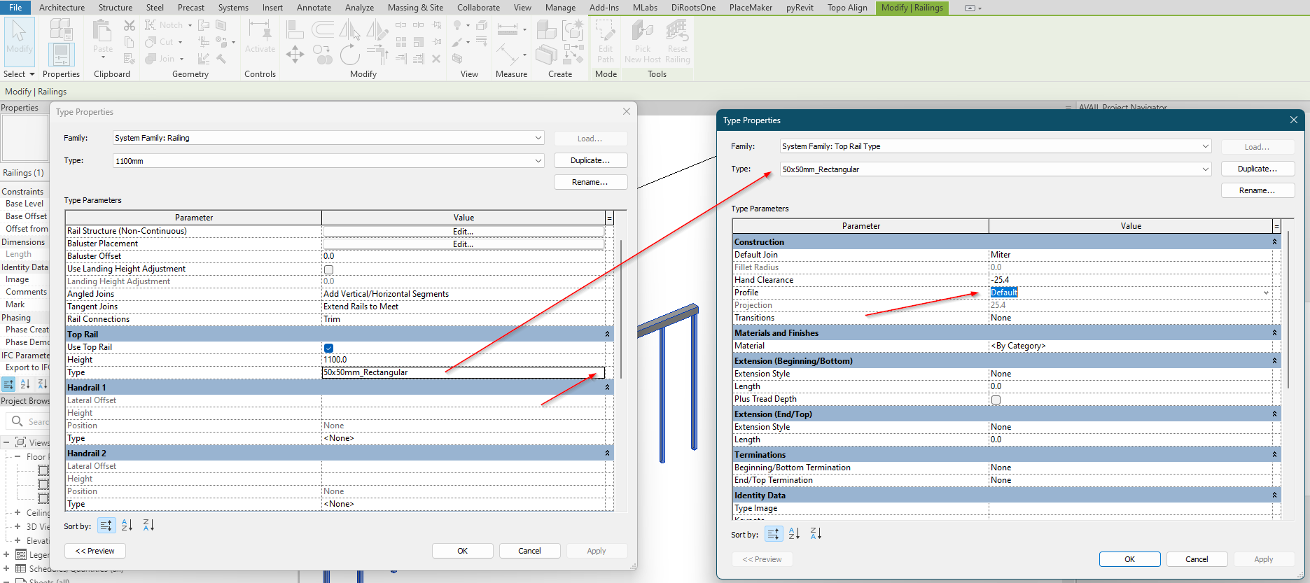 Top Rail Type default profile? - Autodesk Community