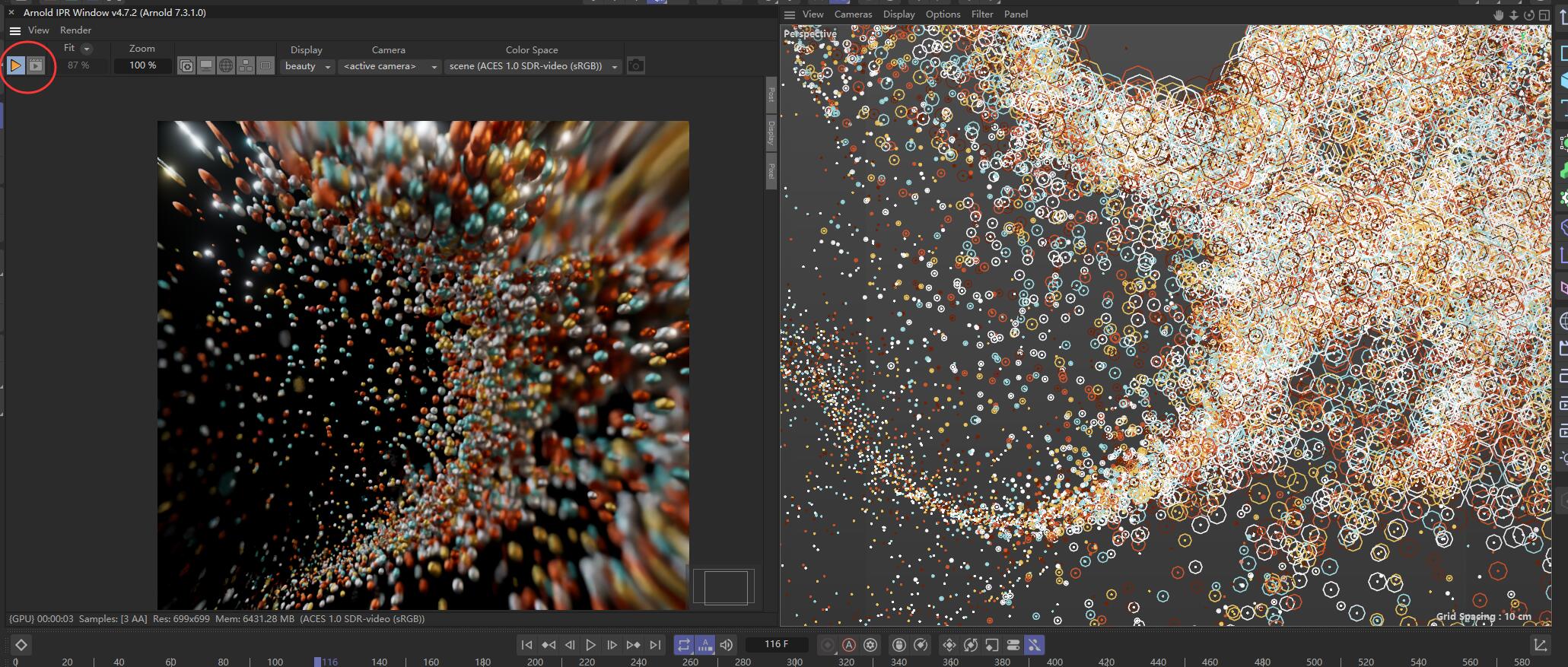 C4DtoA 4.7.2 ,Cinema4d's new particles not render in "run a test render ...