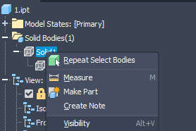 Solved: part not visible on assembly model but visible on the the part tree. - Autodesk Community